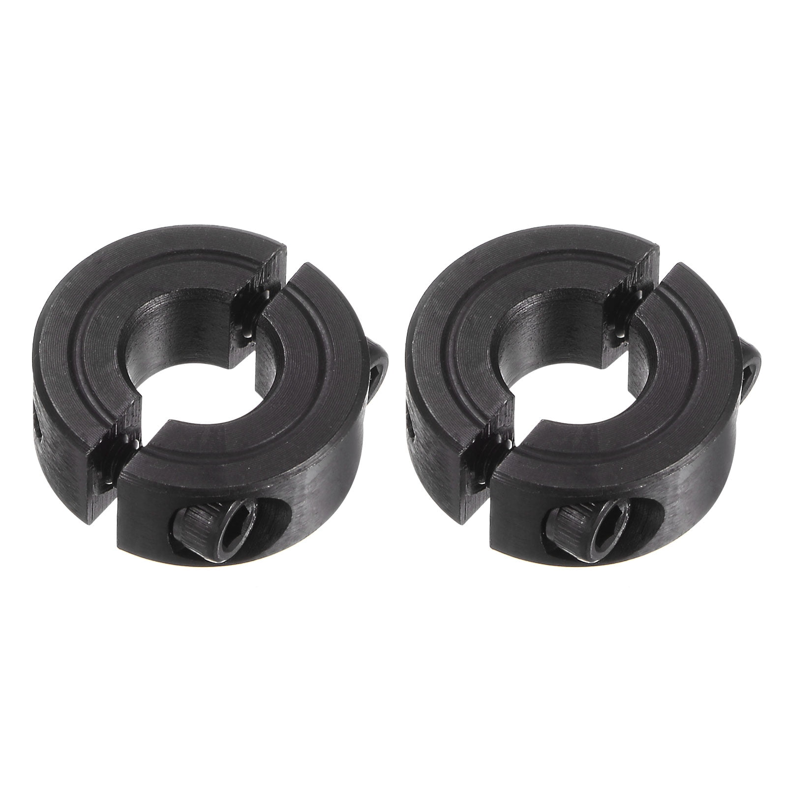 Uxcell 2pcs Shaft Collars for 3/8" Rod 7/8" OD 11/32" Width Double ...