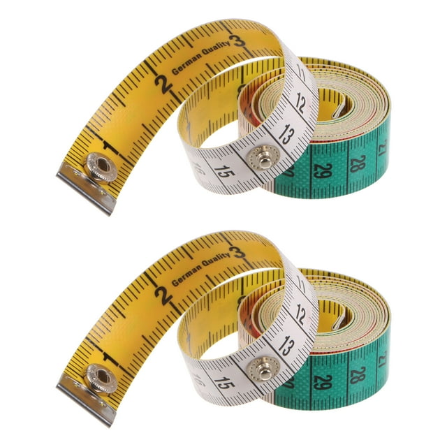Uxcell 2pcs Soft Tape Measure 150cm/60" Double Scale Inch & Metric ...