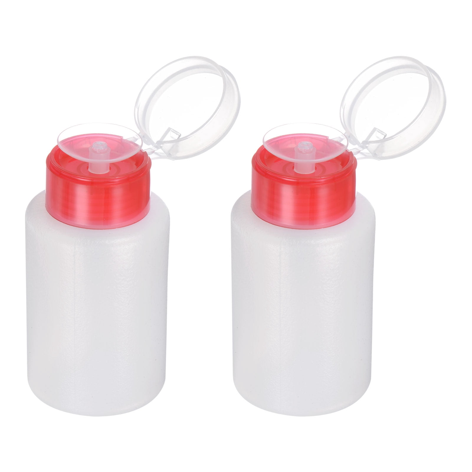 Uxcell 2pcs Solvent Alcohol Dispensers 180ml(6.1oz) Straight Push Down ...