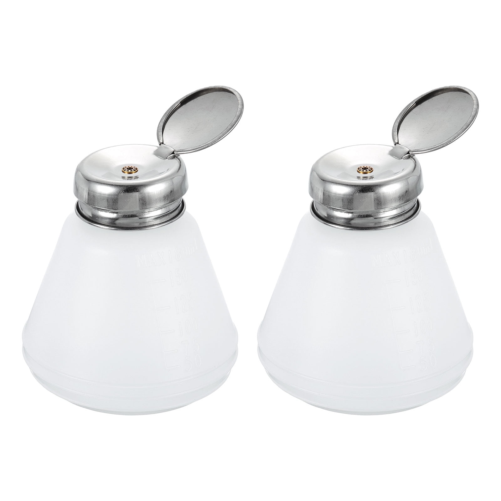 Uxcell 2pcs Solvent Alcohol Dispensers 180ml Conical Push Down Liquid ...