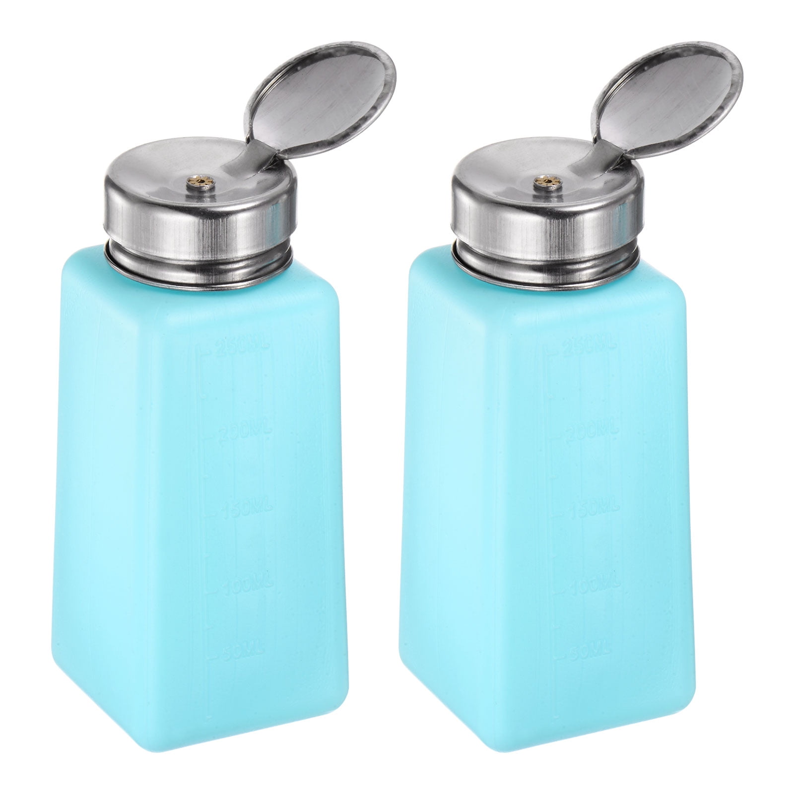 Uxcell 2Pcs Solvent Alcohol Dispensers 250ml(8.45oz) Push Down Liquid ...