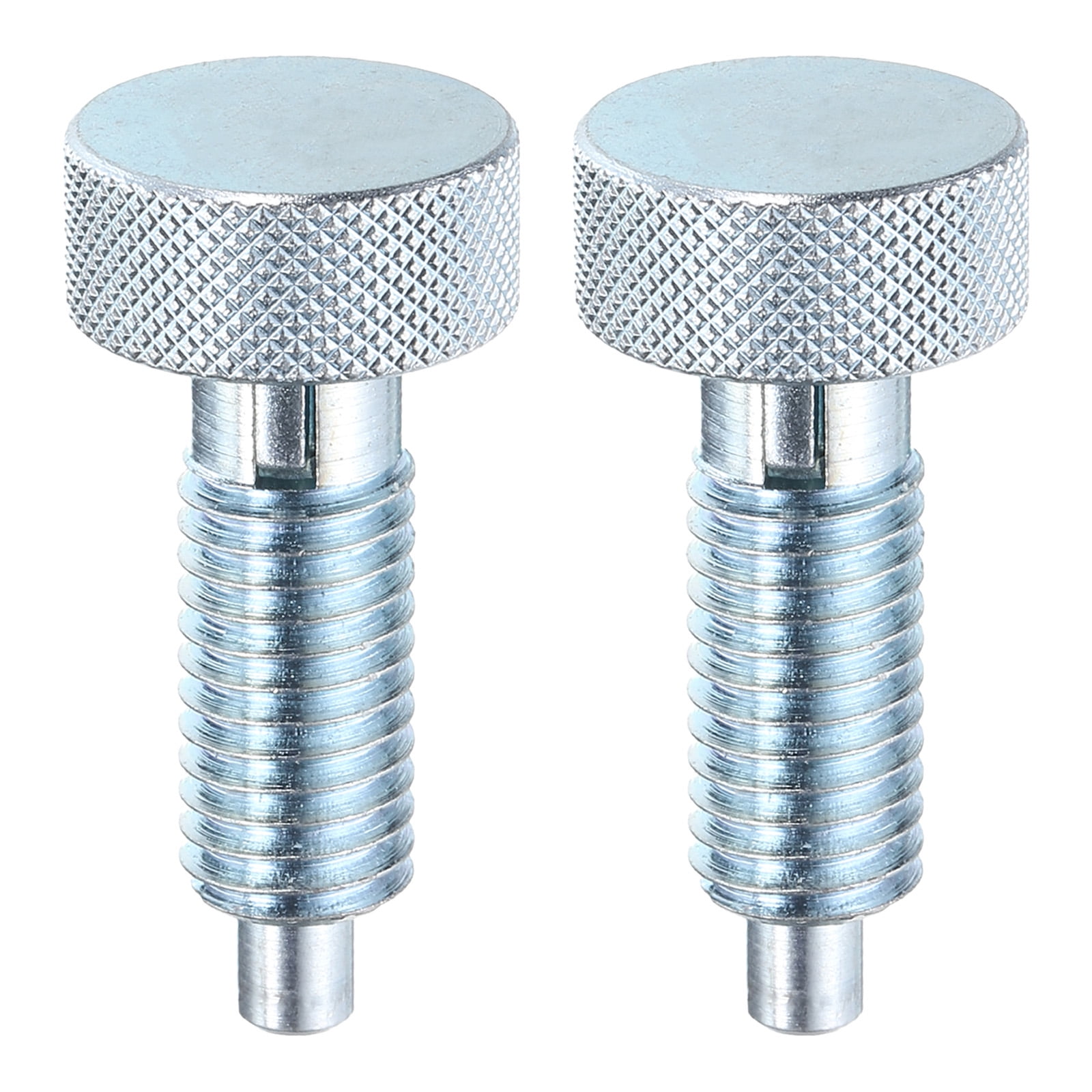 Uxcell 2pcs Spring Plunger with Knurled Handle M10x1.5 Pin Dia.5mm ...