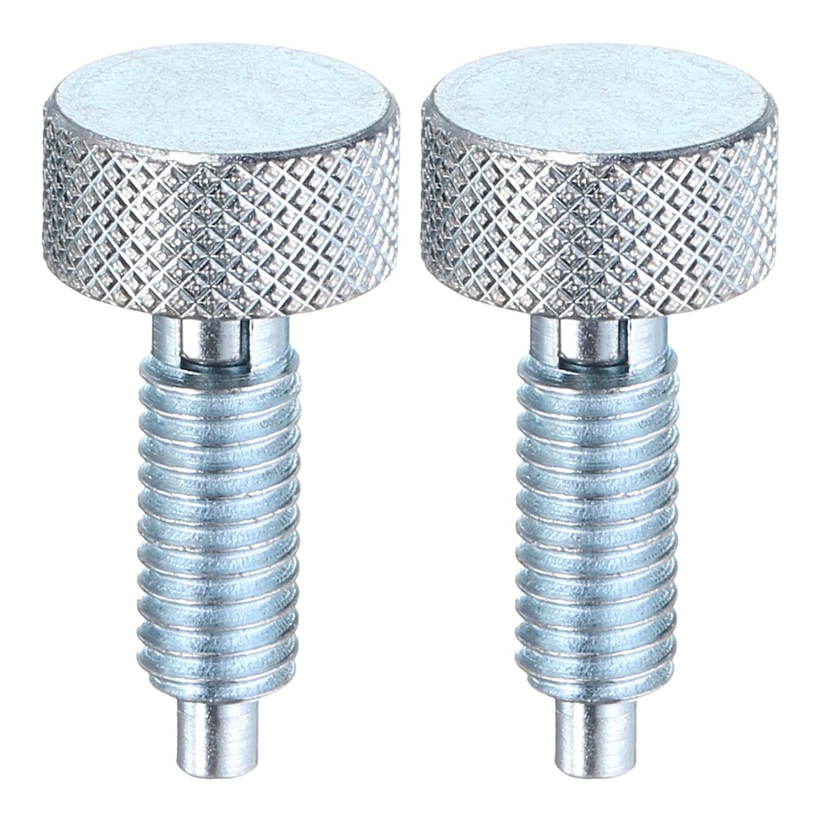 Uxcell 2pcs Spring Plunger with Knurled Handle M6x1 Pin Dia.3mm ...