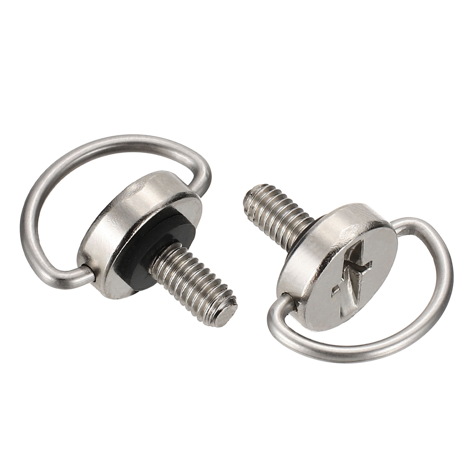 Uxcell 2pcs Stainless Steel D Ring Screw (M4x7mm Thread) - Camera ...