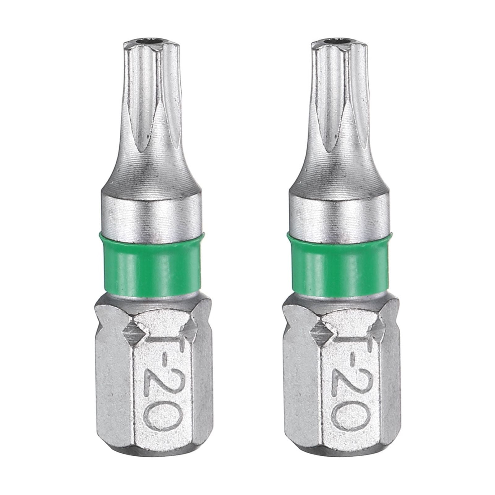 Uxcell 2pcs Star Screwdriver Bit TS20 1/4" Hex Shank 25mm/1" Length ...