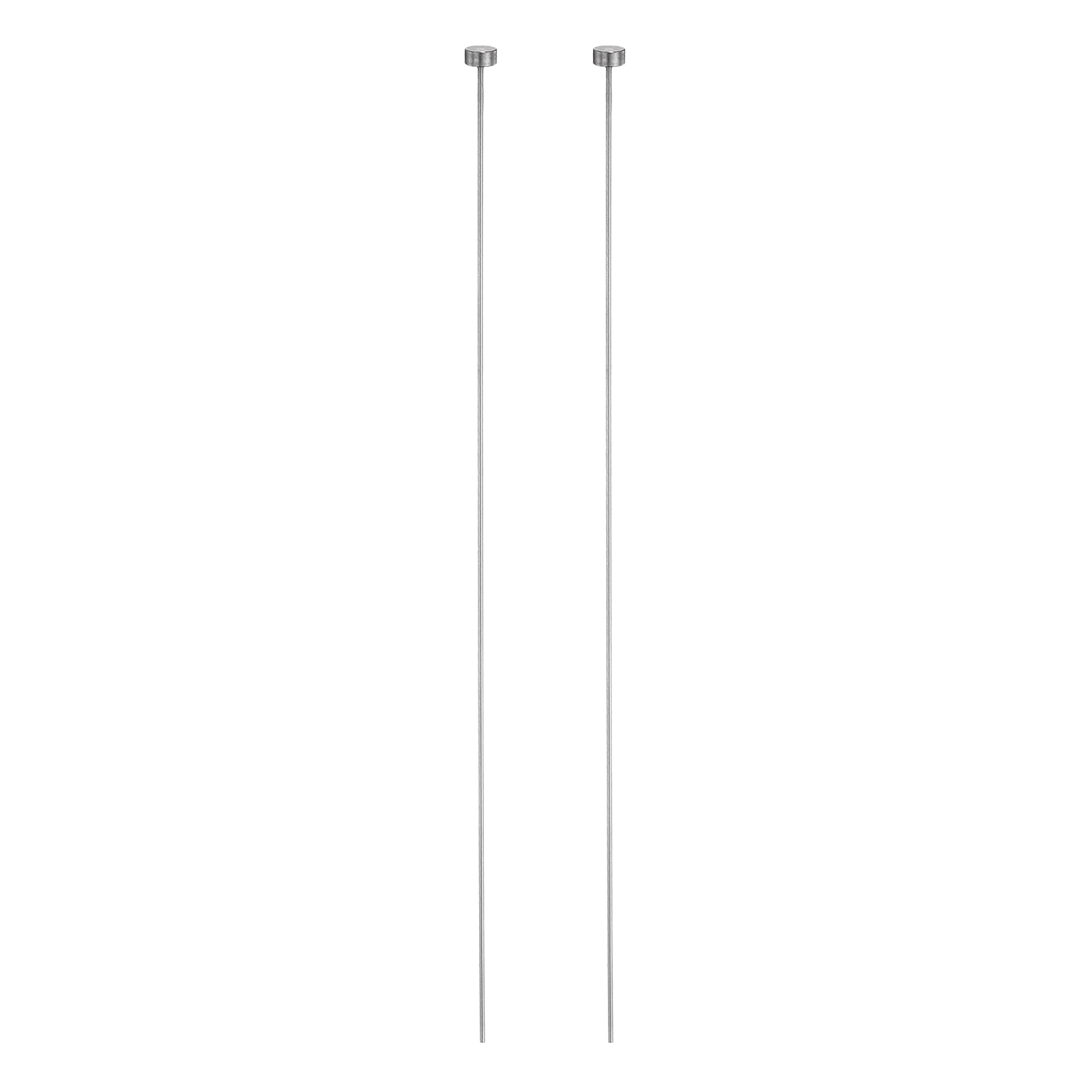 Uxcell 2pcs Straight Ejector Pin 3/64" Dia 250mm (10") Long SKD61 ...