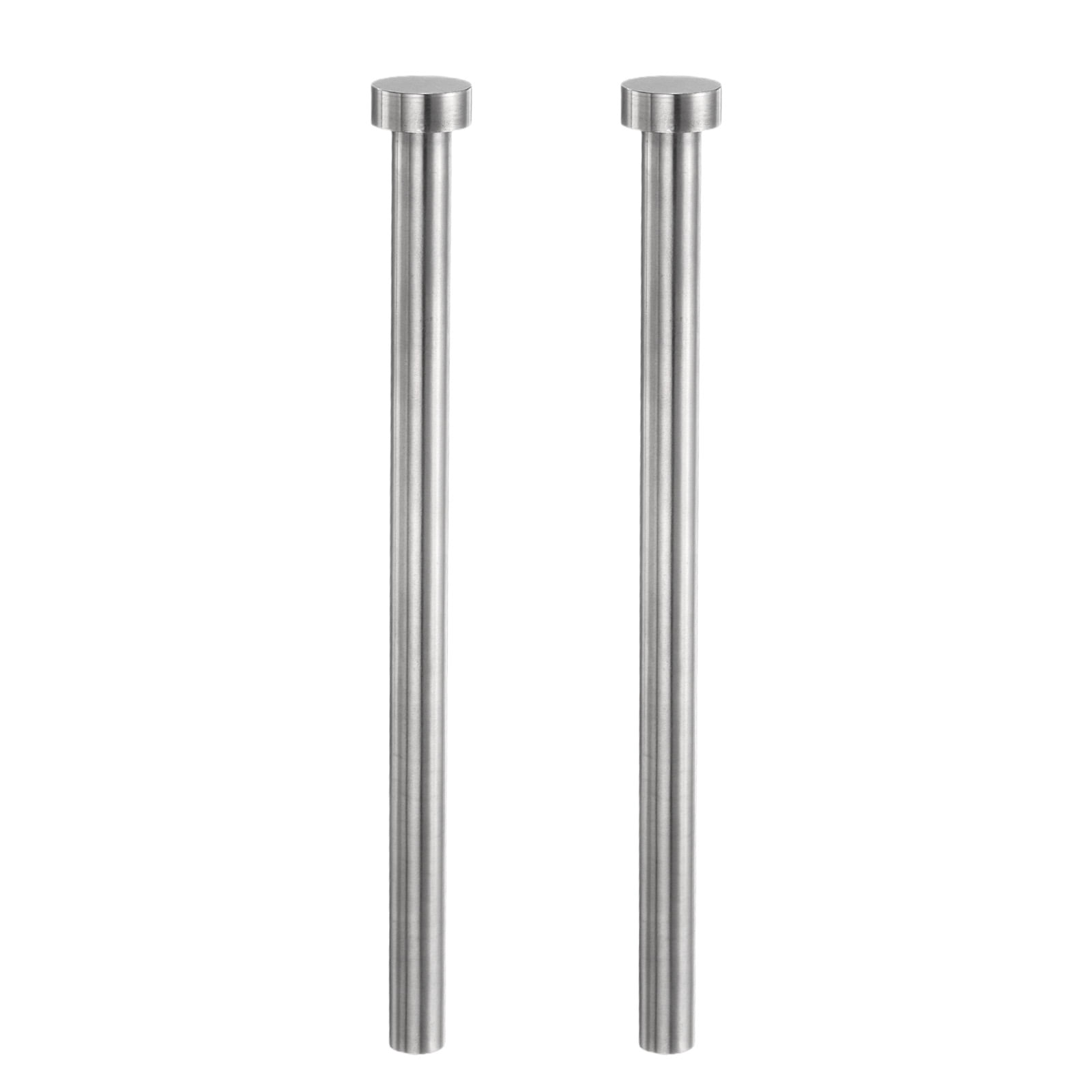 Uxcell 2pcs Straight Ejector Pin 3/8" Dia 152.4mm (6") Long 65Mn Round ...