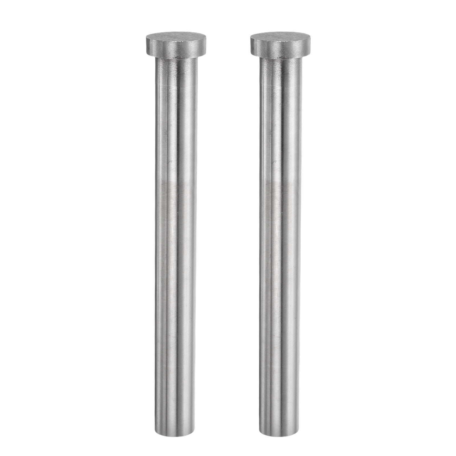 Uxcell 2pcs Straight Ejector Pin 5/8" Dia 152.4mm (6") Long 65Mn Round ...