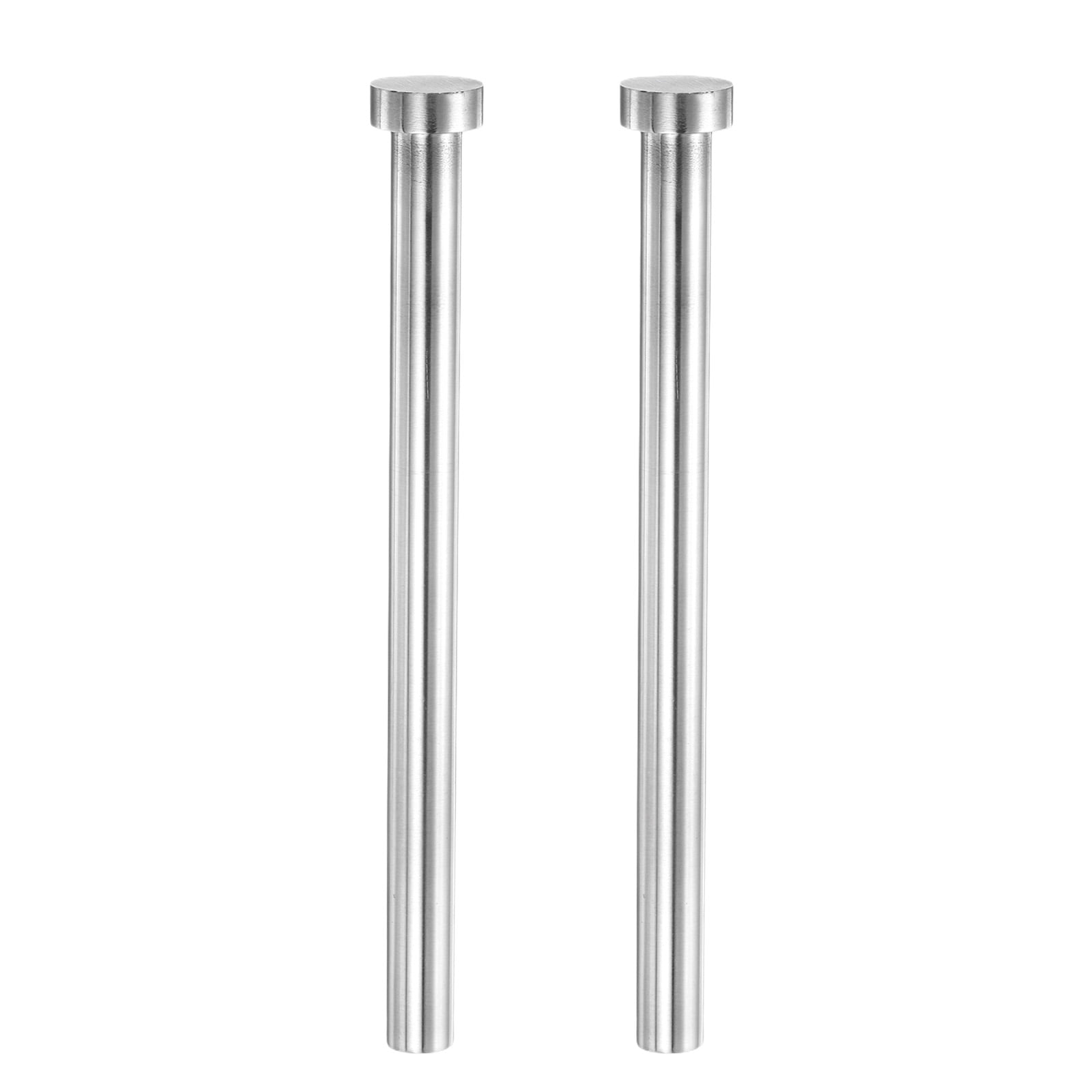 Uxcell 2pcs Straight Ejector Pin 7/16" Dia 152.4mm (6") Long 65Mn Round ...