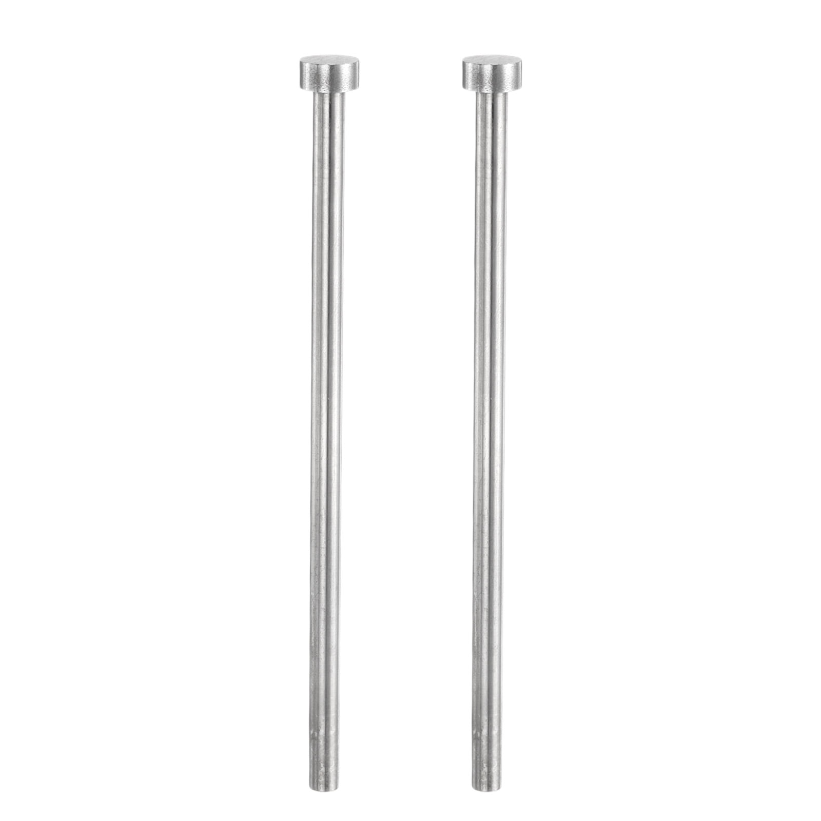 Uxcell 2pcs Straight Ejector Pin 7/32" Dia 127mm (5") Long 65Mn Round ...