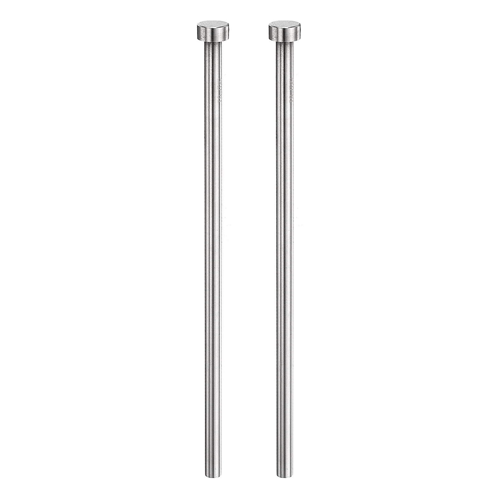 Uxcell 2pcs Straight Ejector Pin 7/32" Dia 150mm (6") Long SKD61 ...