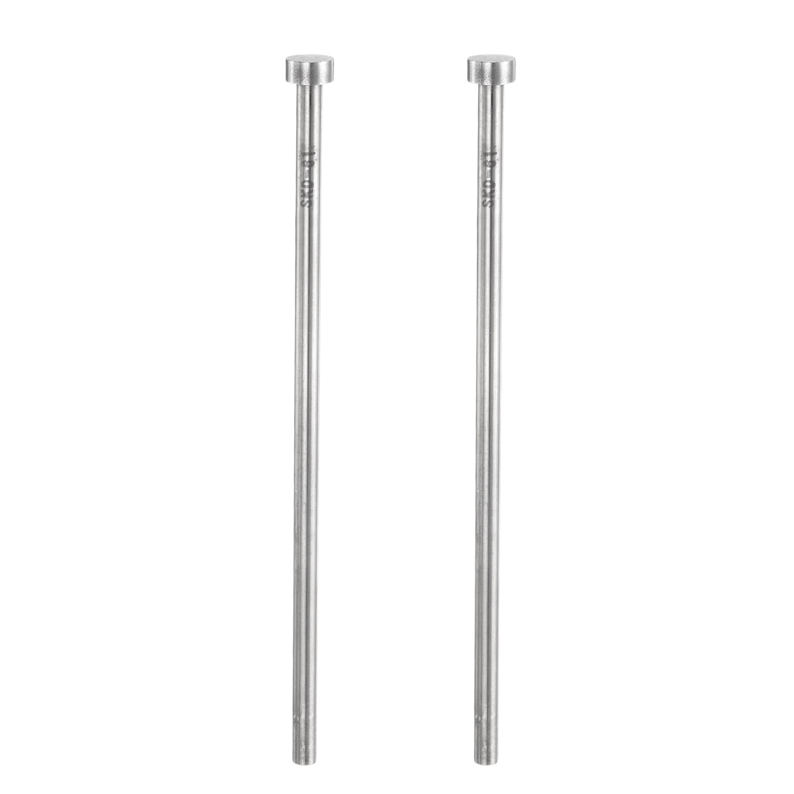Uxcell 2pcs Straight Ejector Pin 7/32" Dia 152.4mm (6") Long 65Mn Round ...