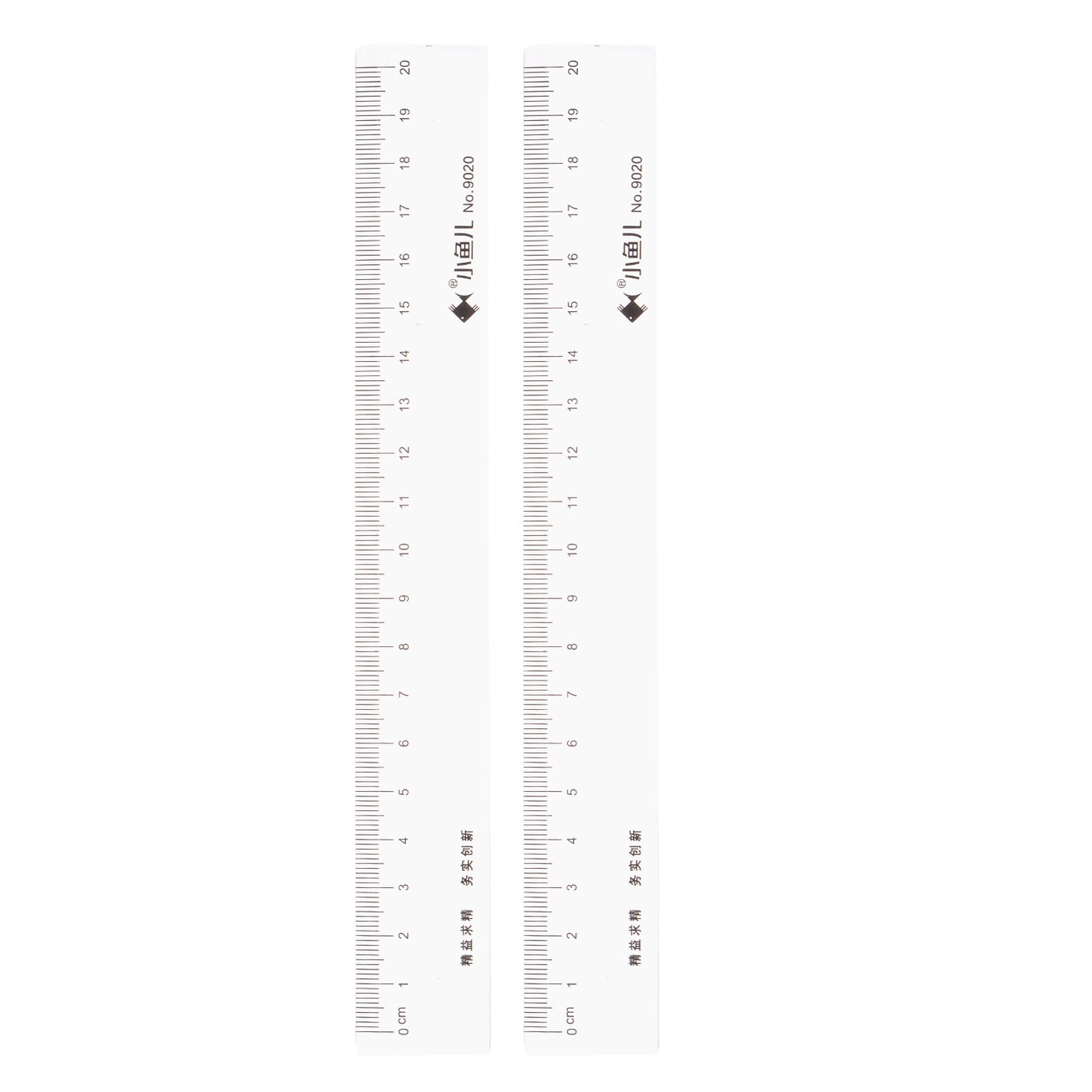 Uxcell 2pcs Straight Ruler 20cm Metric Clear Measuring Tool for ...