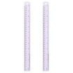 Pacific Arc Stainless Steel Ruler with Inch and Metric(mm), Non Skid ...