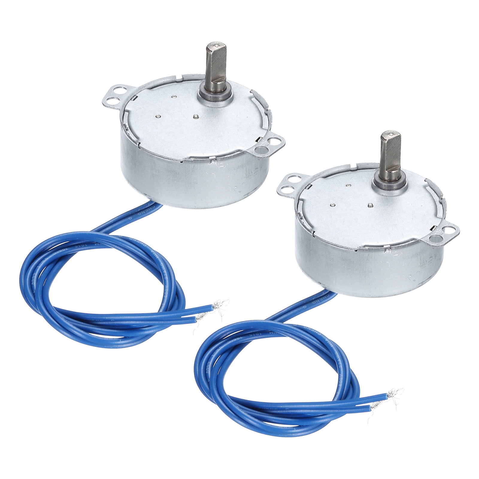 Uxcell 2pcs Synchronous Motor AC 100-127V 4W 48-58RPM/MIN CW/CCW 50 ...