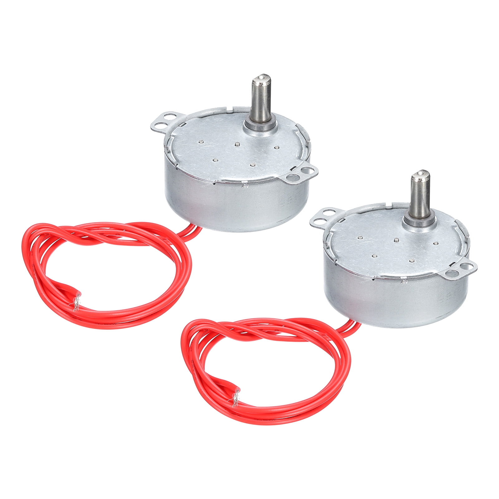 Uxcell 2pcs Synchronous Motor AC 12V 4W 0.9-1.1RPM/MIN CW/CCW 50/60Hz ...