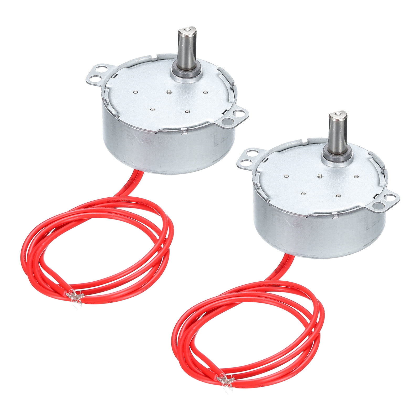 Uxcell 2pcs Synchronous Motor AC 24V 4W 0.8-1RPM/MIN CW/CCW 50/60Hz for ...