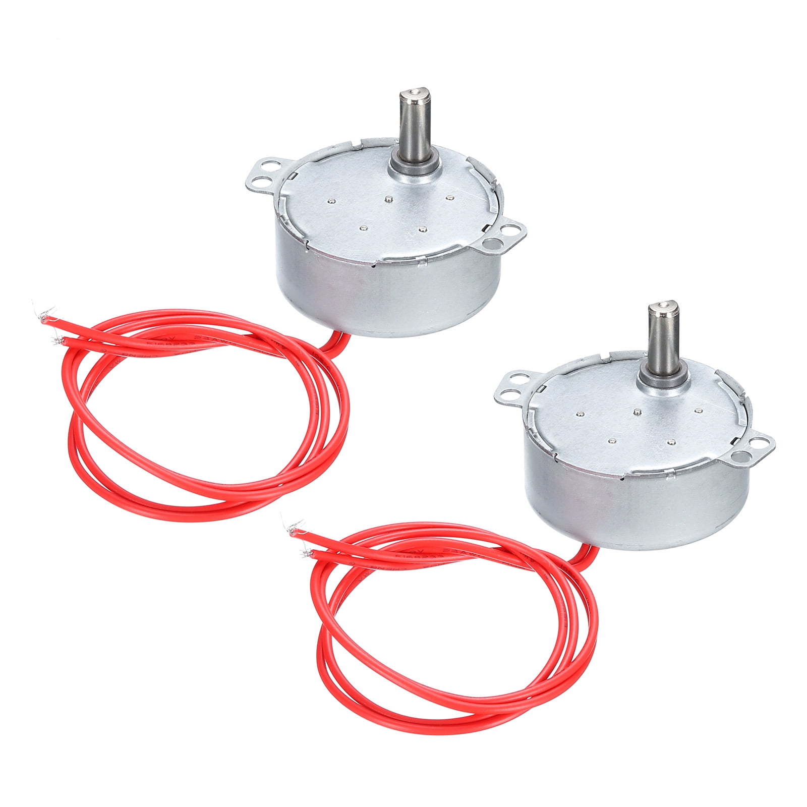 Uxcell 2pcs Synchronous Motor AC 24V 4W 1.4-1.7RPM/MIN CW/CCW 50/60Hz ...
