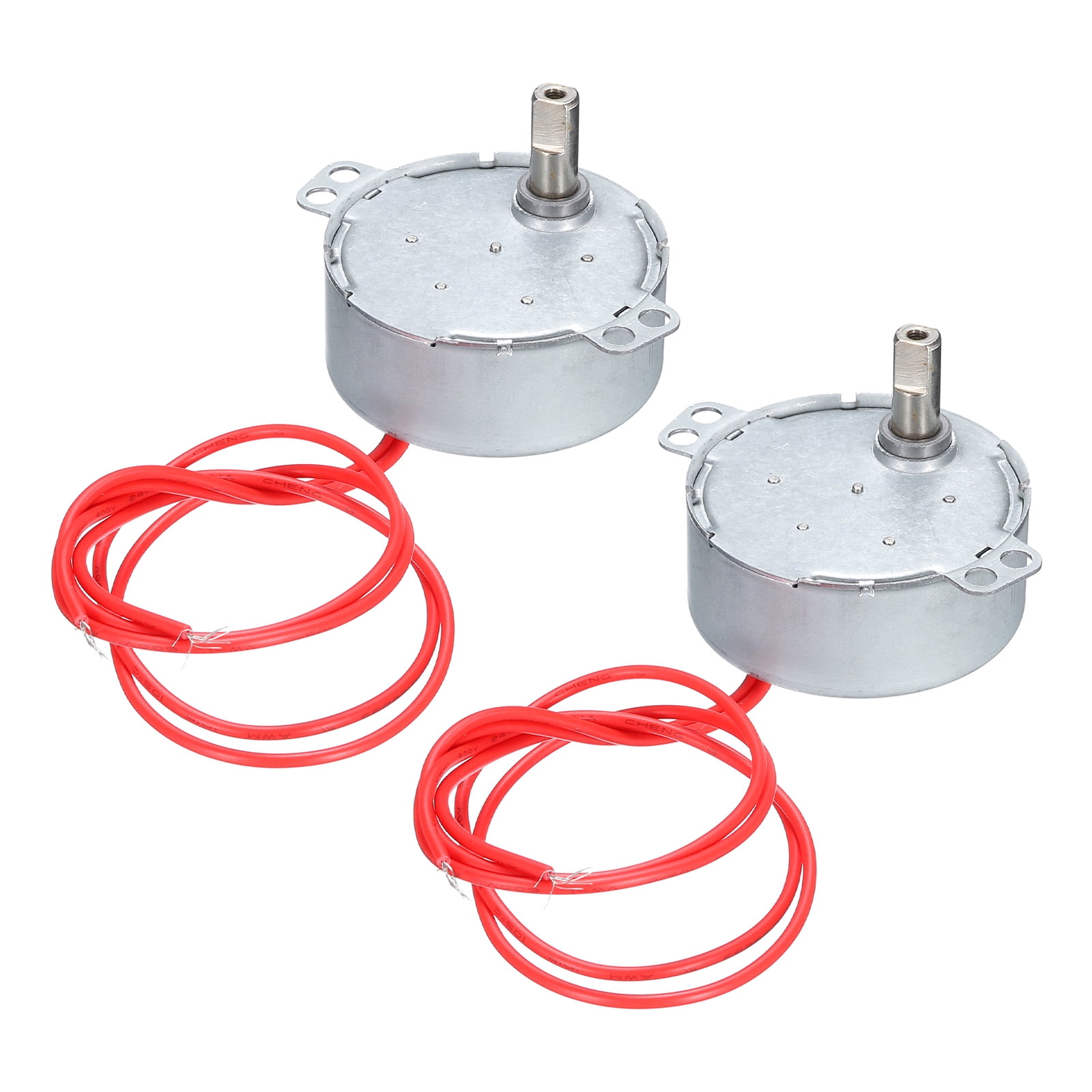 Uxcell 2pcs Synchronous Motor AC 24V 4W 5-6RPM/MIN CW 50/60Hz for ...