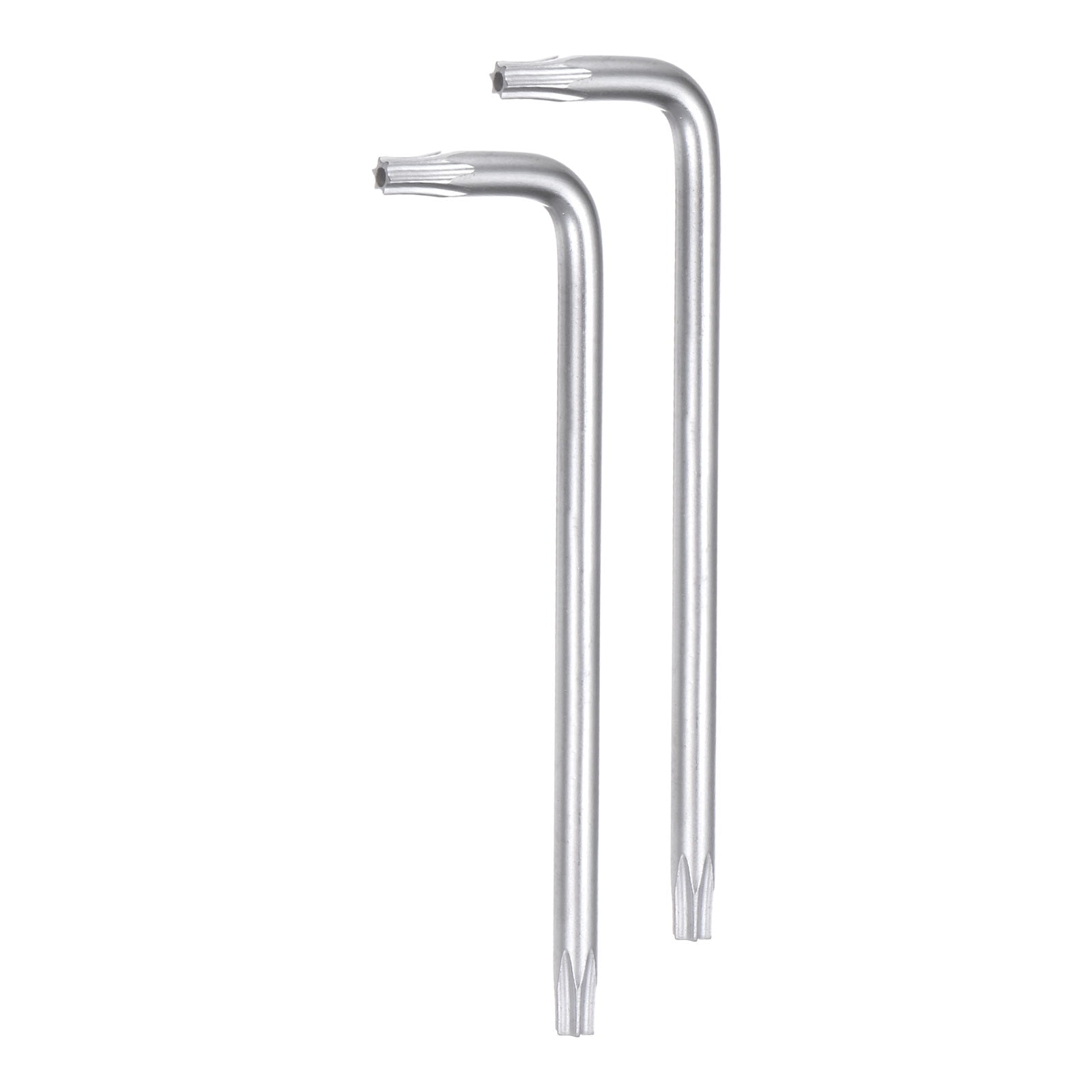 Uxcell 2pcs T10 Tamper Proof Torx Star Key Bit Wrench 2.2" L-Shaped 6 ...
