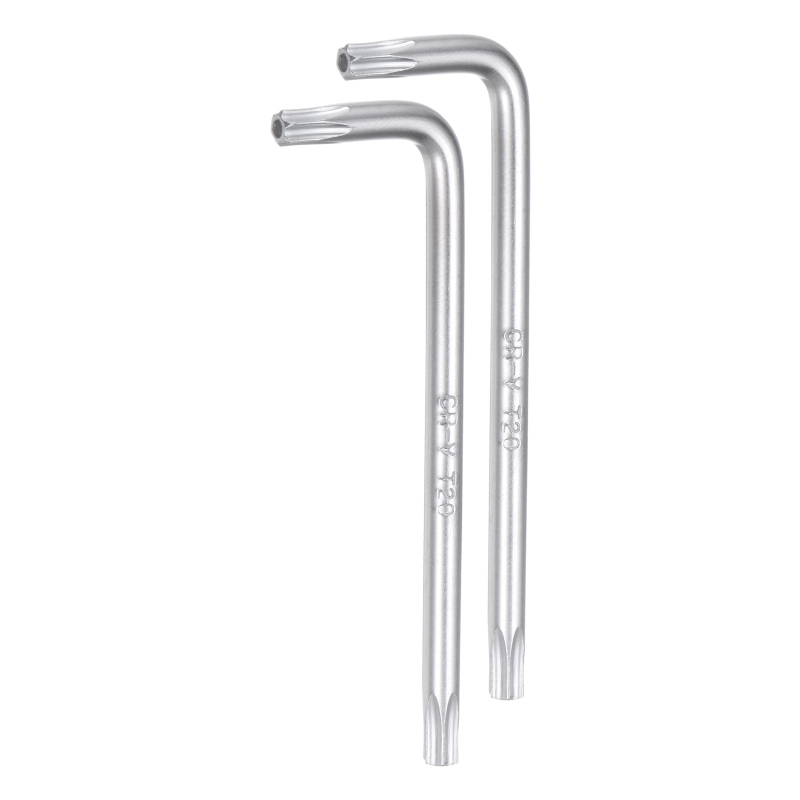 Uxcell 2pcs T20 Tamper Proof Torx Star Key Bit Wrench 2.64" L-Shaped 6 ...