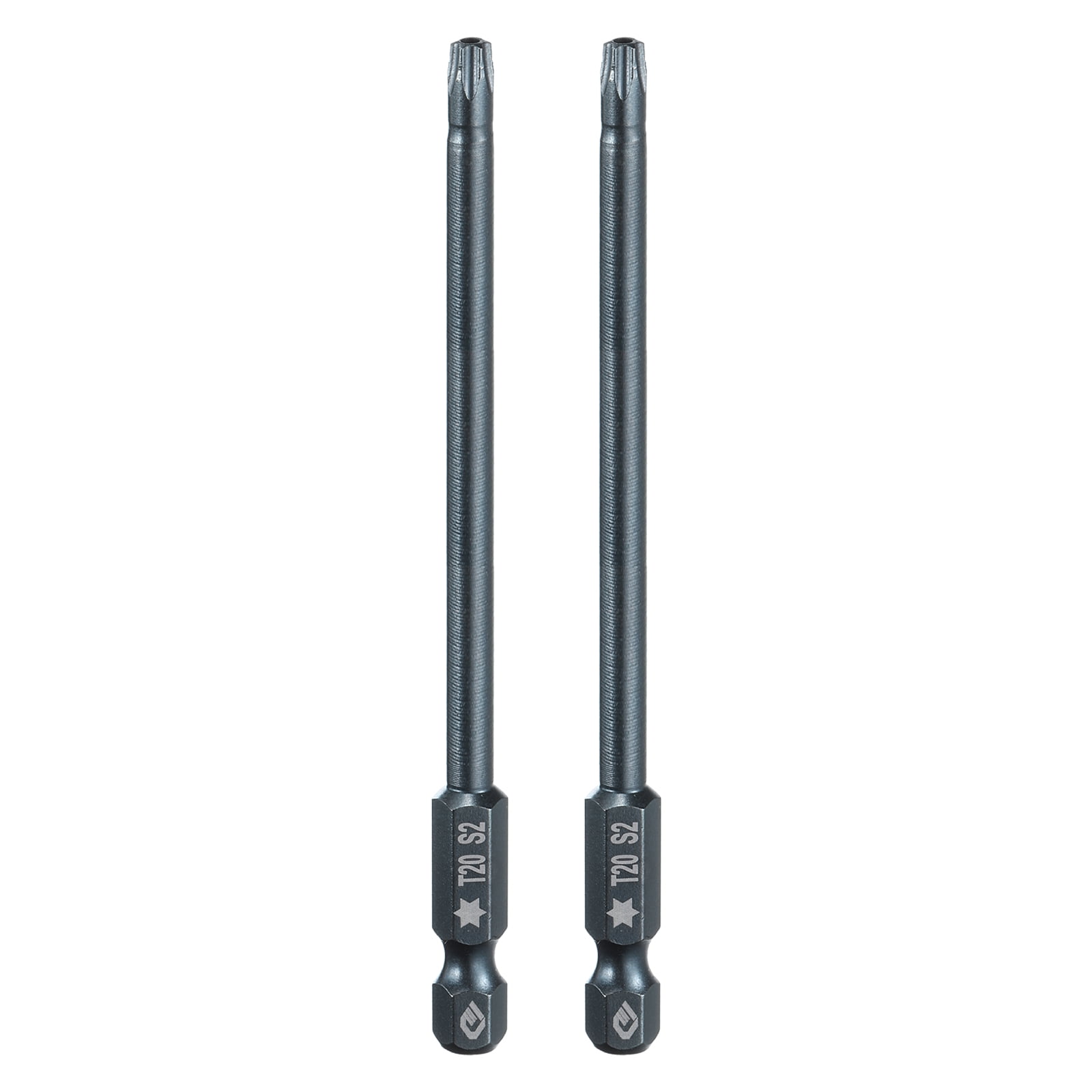 Uxcell 2pcs T20 Torx Screwdriver Bit 1/4" Hex Shank 4" Long S2 Steel ...