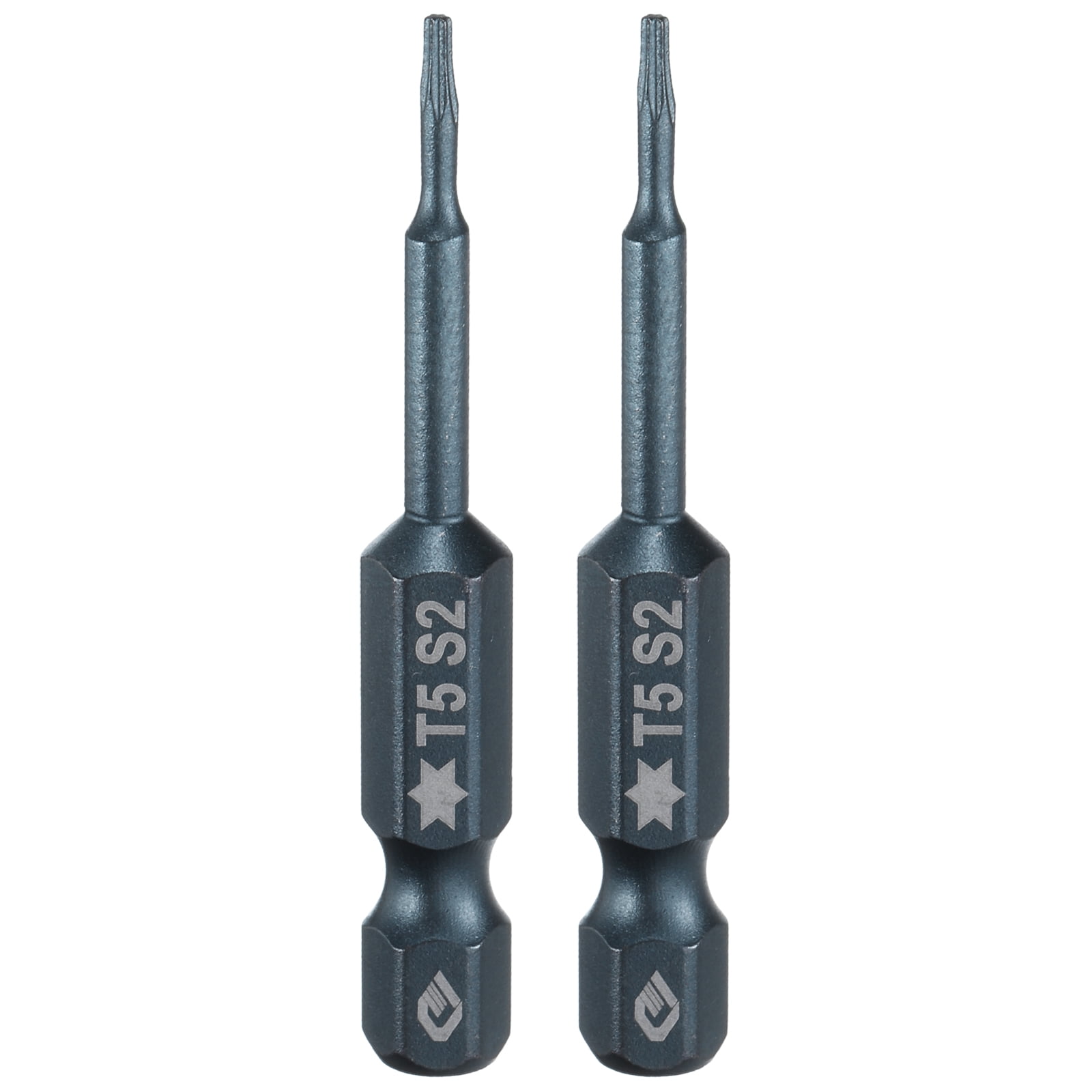 Uxcell 2pcs T5 Torx Screwdriver Bit 1/4" Hex Shank 2" Long S2 Steel ...