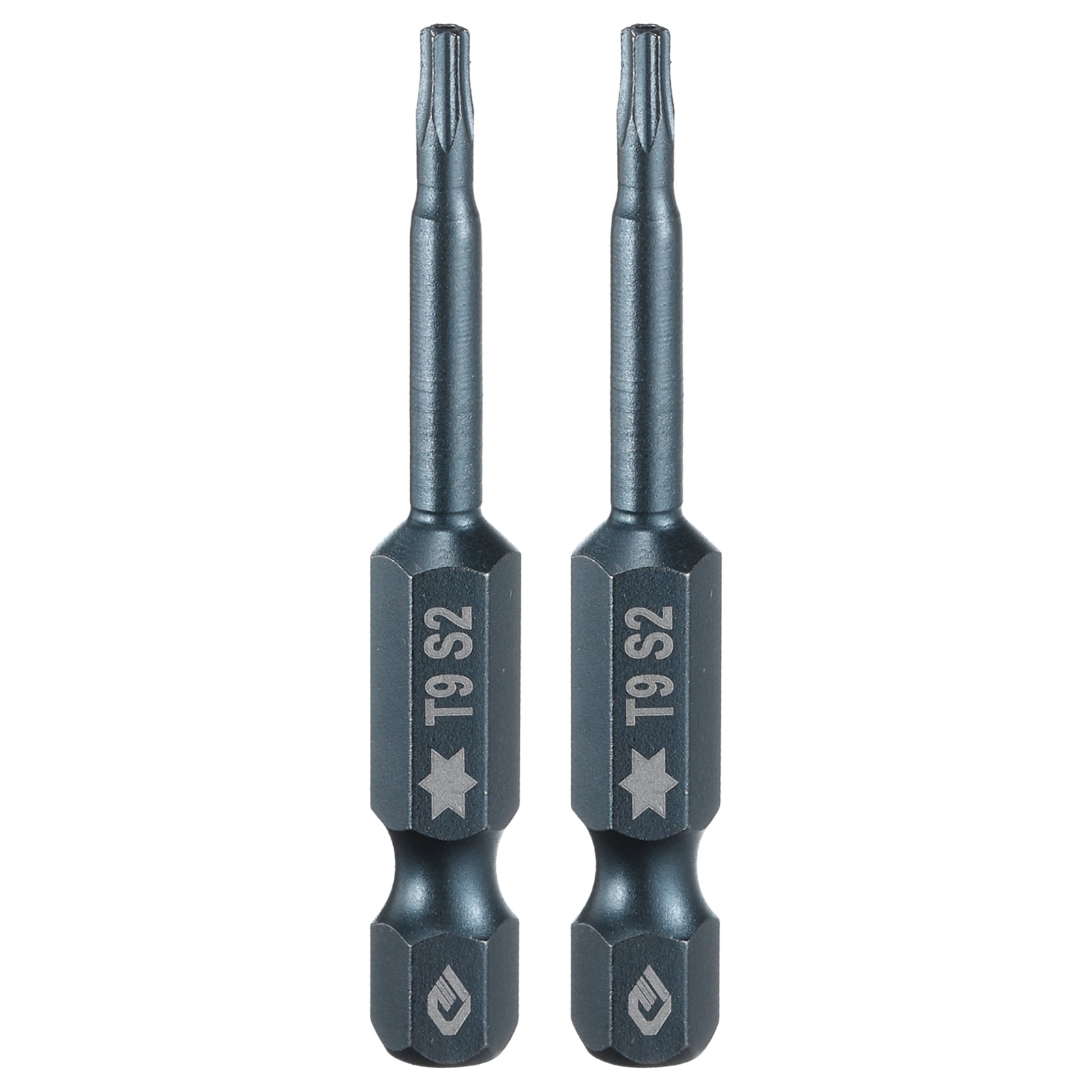 Uxcell 2pcs T9 Torx Screwdriver Bit 1/4" Hex Shank 2" Long S2 Steel ...