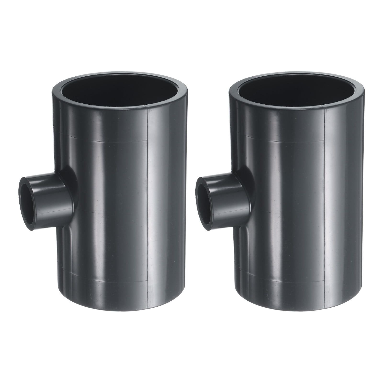 Uxcell 2pcs Tee PVC Fitting 2 x 1/2" 3 Way Connector Pipe Coupling ...