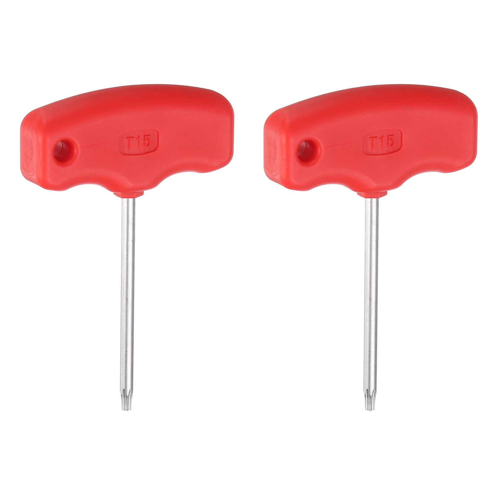 Uxcell 2pcs Torx Screwdriver T15 CR-V Steel T Handle Star Key Wrench ...