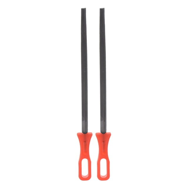 Uxcell 2pcs Triangular File 8" T12 Bearing Steel Cut Hand Rasp Files ...