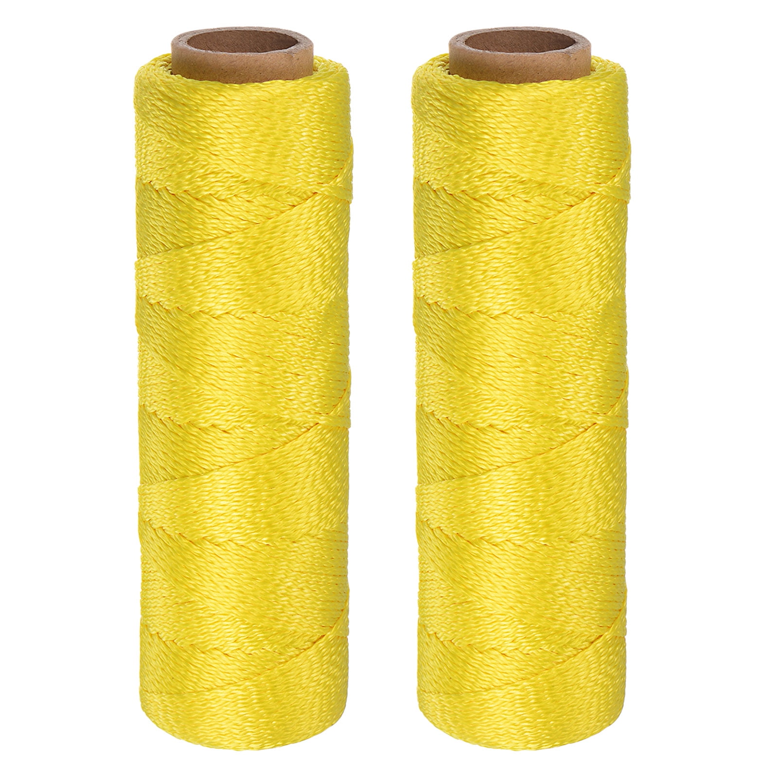 Uxcell 2pcs Twisted Nylon Mason Line 1.5mm x 250 Ft Braided Twine ...