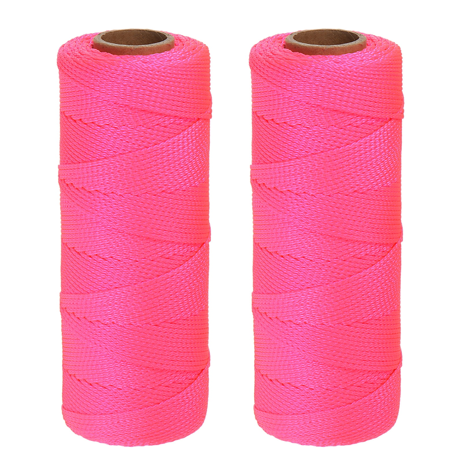 Uxcell 2pcs Twisted Nylon Mason Line 1.5mm x 500 Ft Braided Twine ...