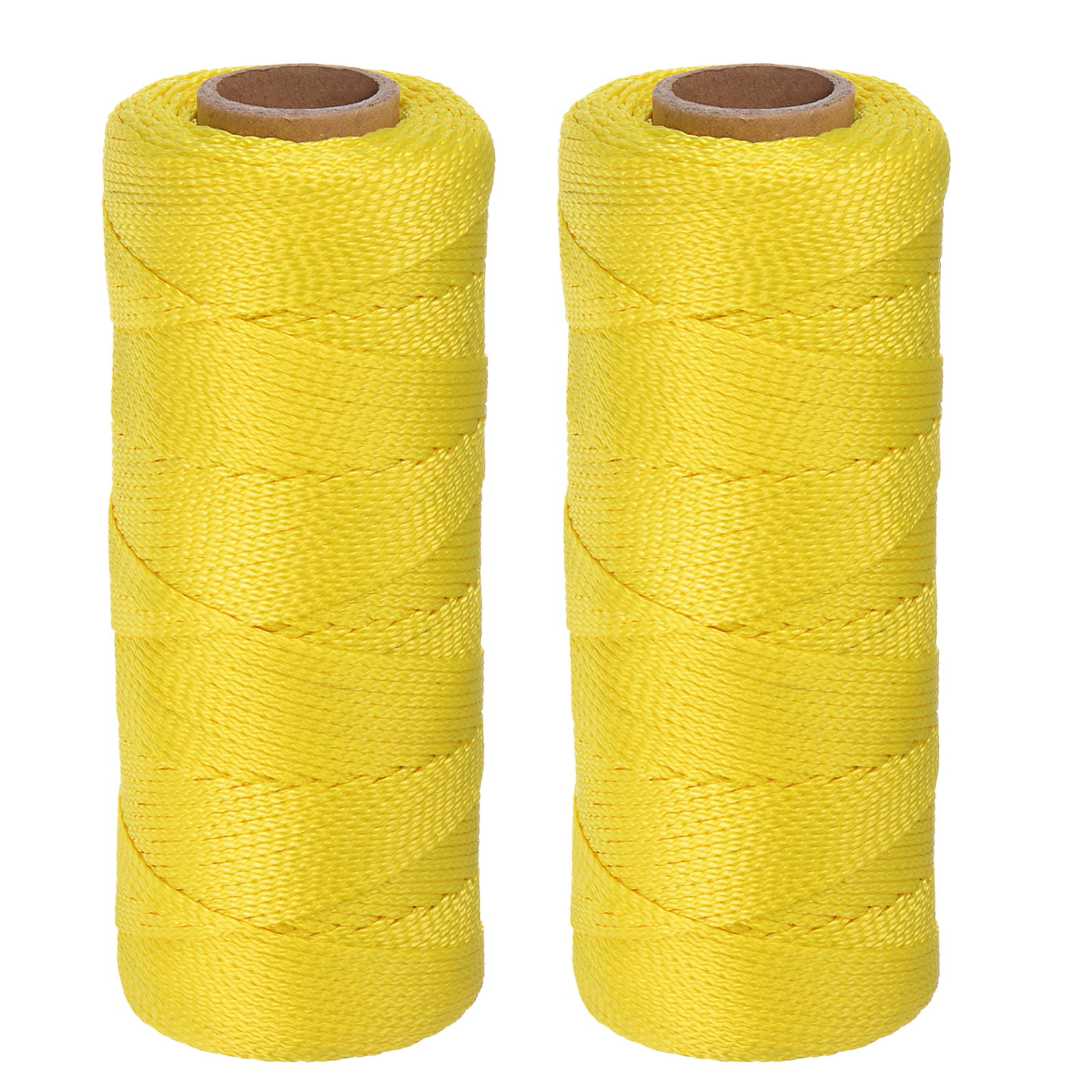 Uxcell 2pcs Twisted Nylon Mason Line 1.5mm x 500 Ft Braided Twine ...