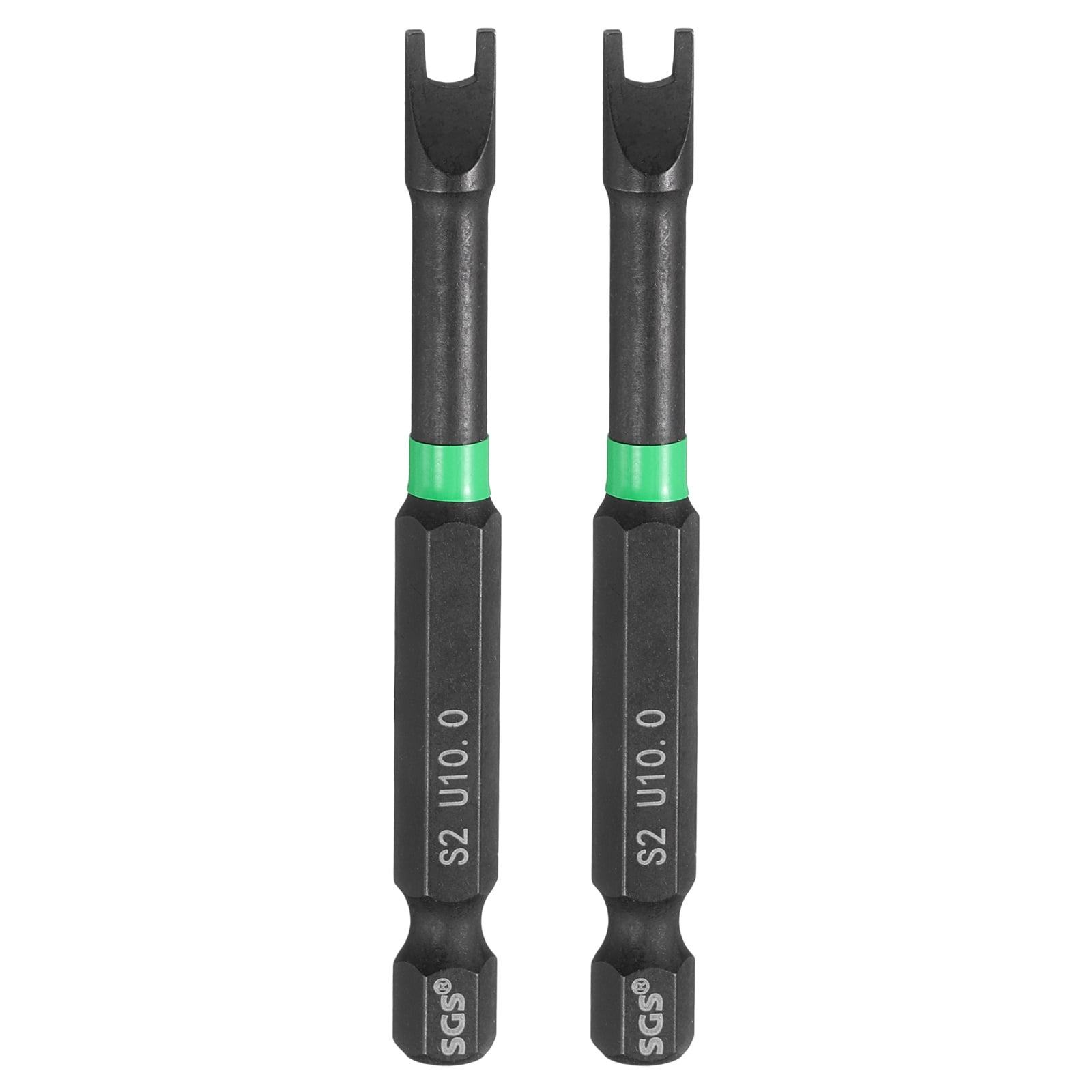 Uxcell 2pcs U Shaped Screwdriver Bit 2.76" U10 Magnetic Power Tools ...
