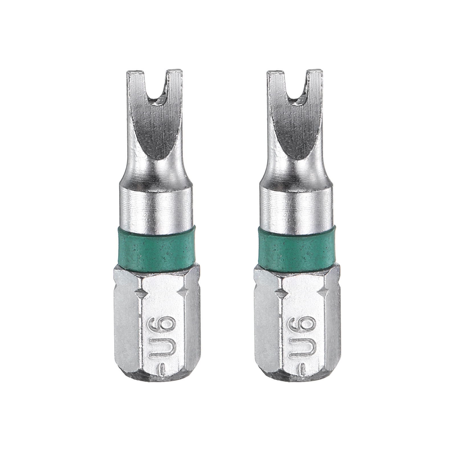 Uxcell 2pcs U Type Screwdriver Bit U6 1/4" Hex Shank 25mm/1" Length ...