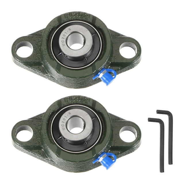 Uxcell 2pcs UCFL201-8 Pillow Block Bearing 1/2 Uxcell 2pcs UCFL201-8 Pillow Block Bearing 1/2