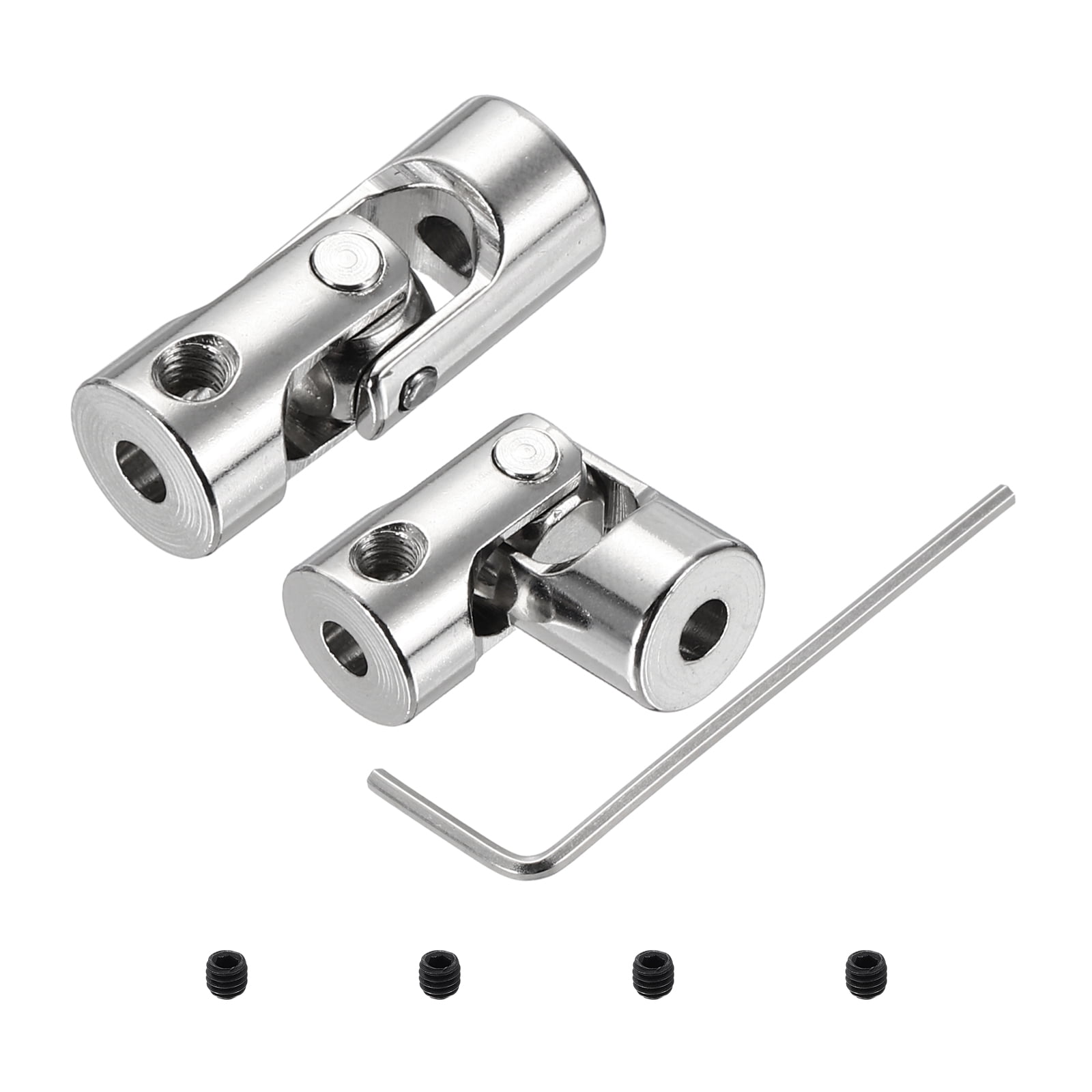 Uxcell 2pcs Universal Joint Shaft Coupling, 3mm to 3mm Inner Dia ...