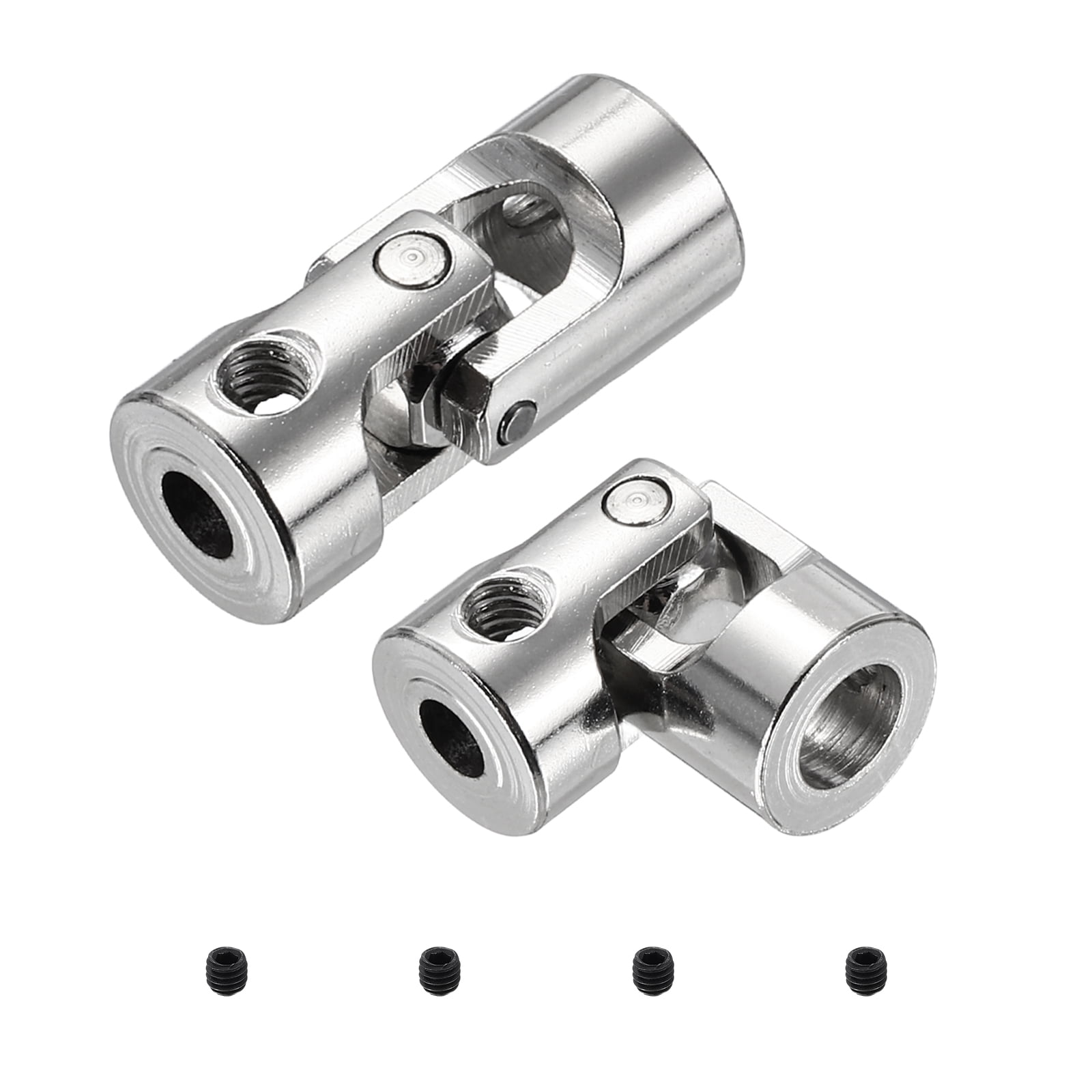 Uxcell 2pcs Universal Joint Shaft Coupling, 4mm to 6mm Inner Dia ...