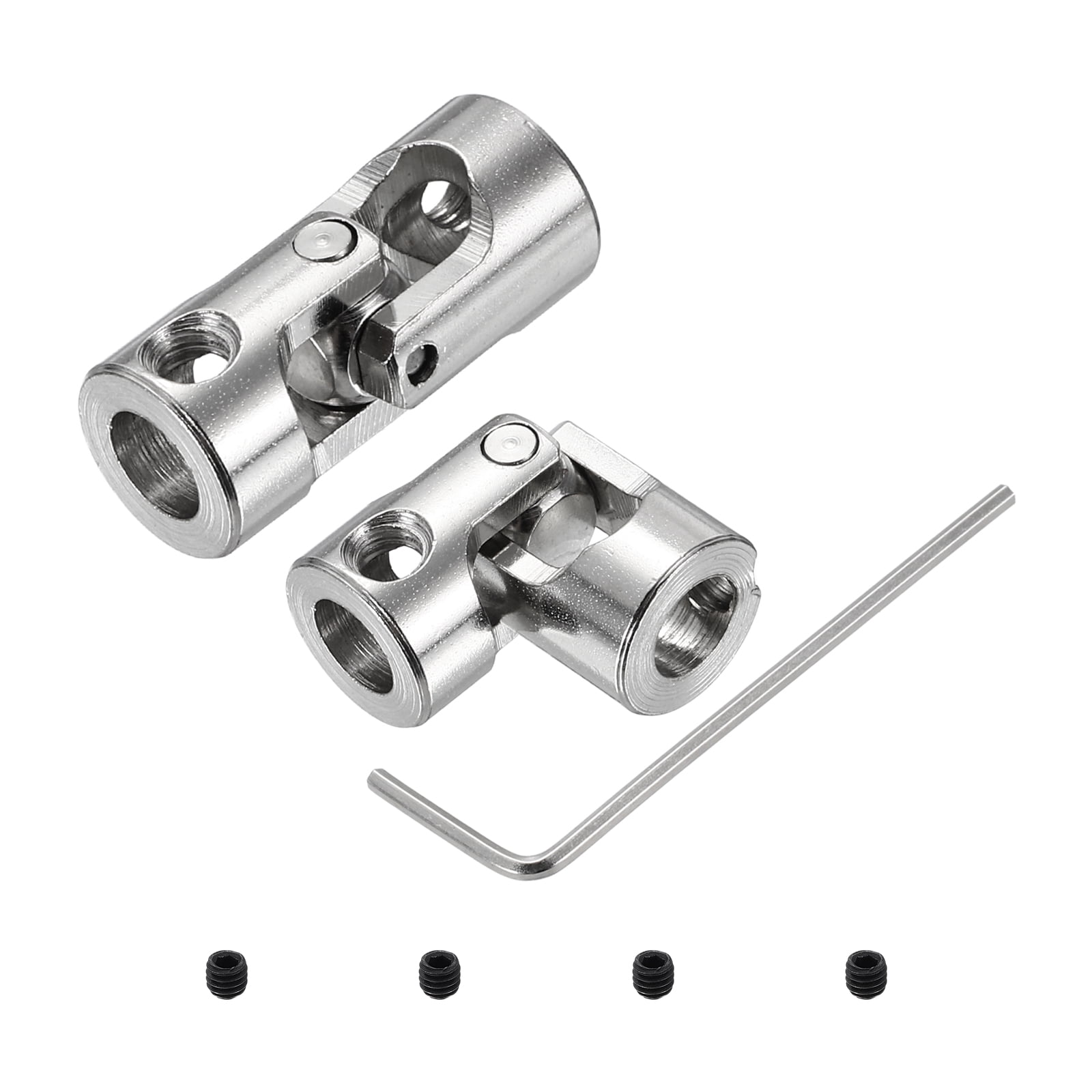Uxcell 2pcs Universal Joint Shaft Coupling, 6mm to 6mm Inner Dia ...