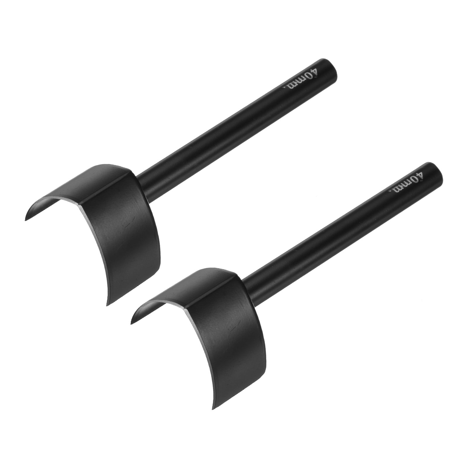 Uxcell 2pcs V-Shaped Leather Cutter Punch 40mm Carbon Steel Strap Punch ...