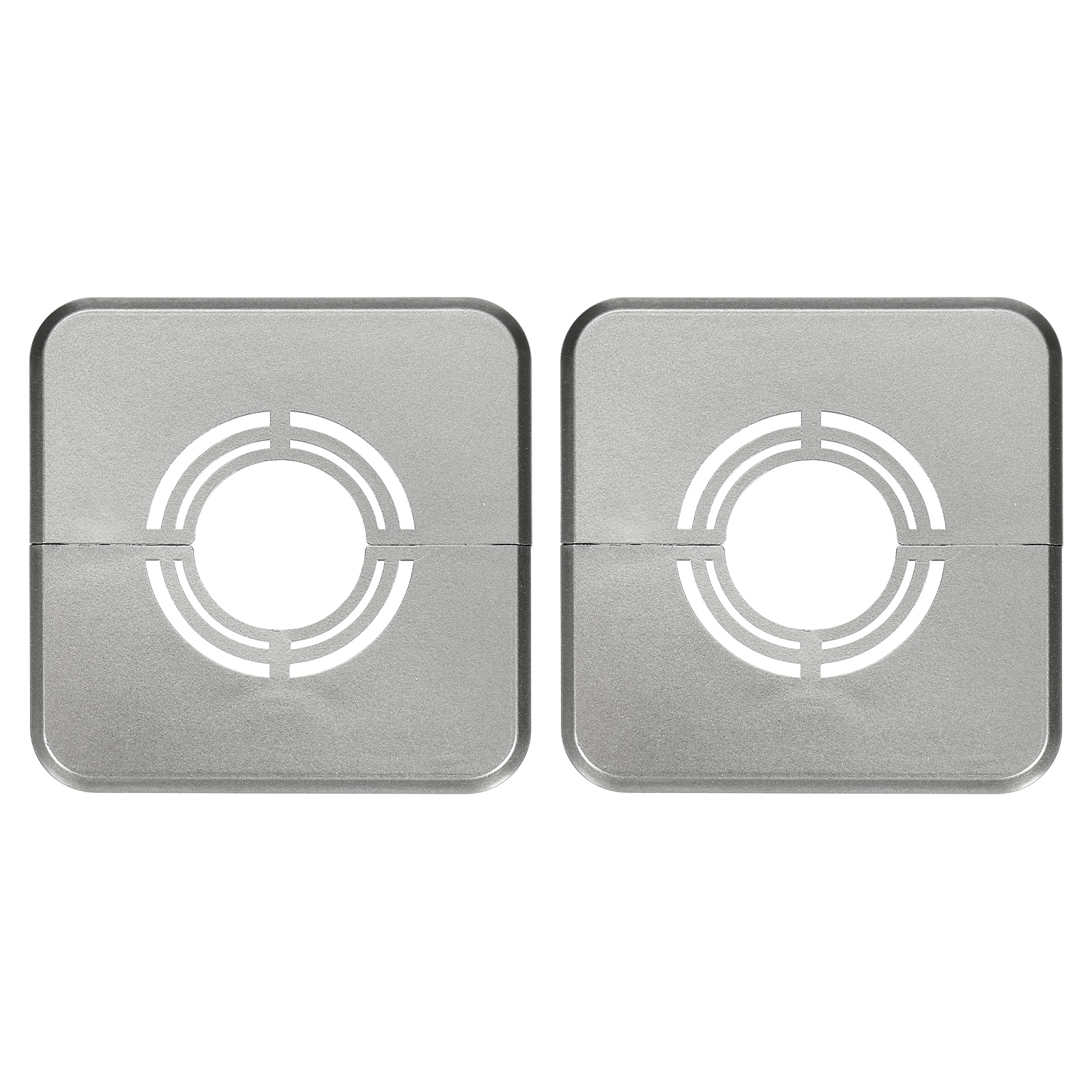 Uxcell 2pcs Wall Split Flange 0.79" Plastic Square Split Flange Pipe ...