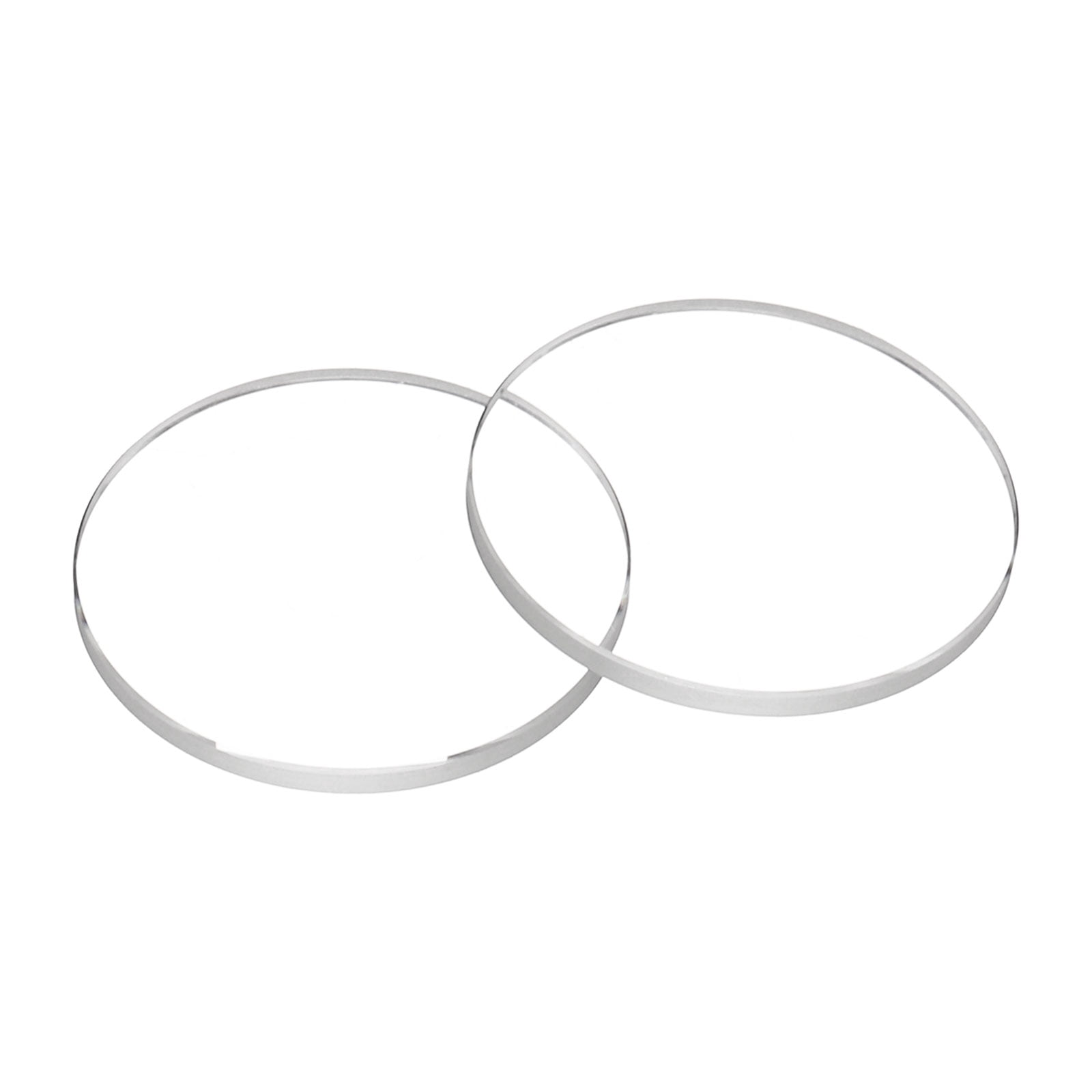 Uxcell 2pcs Watch Crystal Glass Lens 18mm Dia 1.0mm Beveled Edge Flat ...