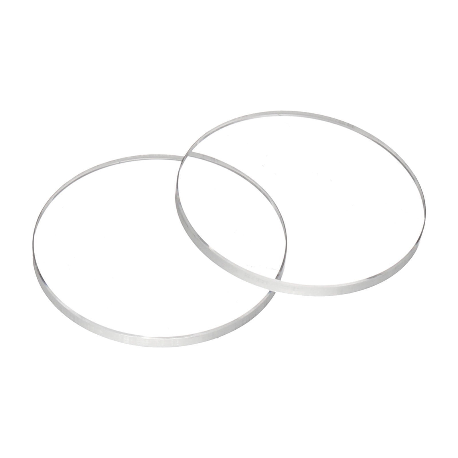 Uxcell 2pcs Watch Crystal Glass Lens 19mm Dia 1.0mm Beveled Edge Flat ...
