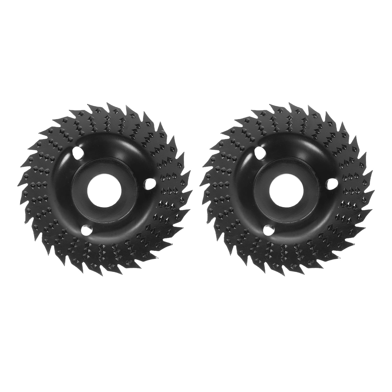 Uxcell 2pcs Wood Carving Wheel 4.5" 28 Teeth Grinder Shaping Wheel with ...