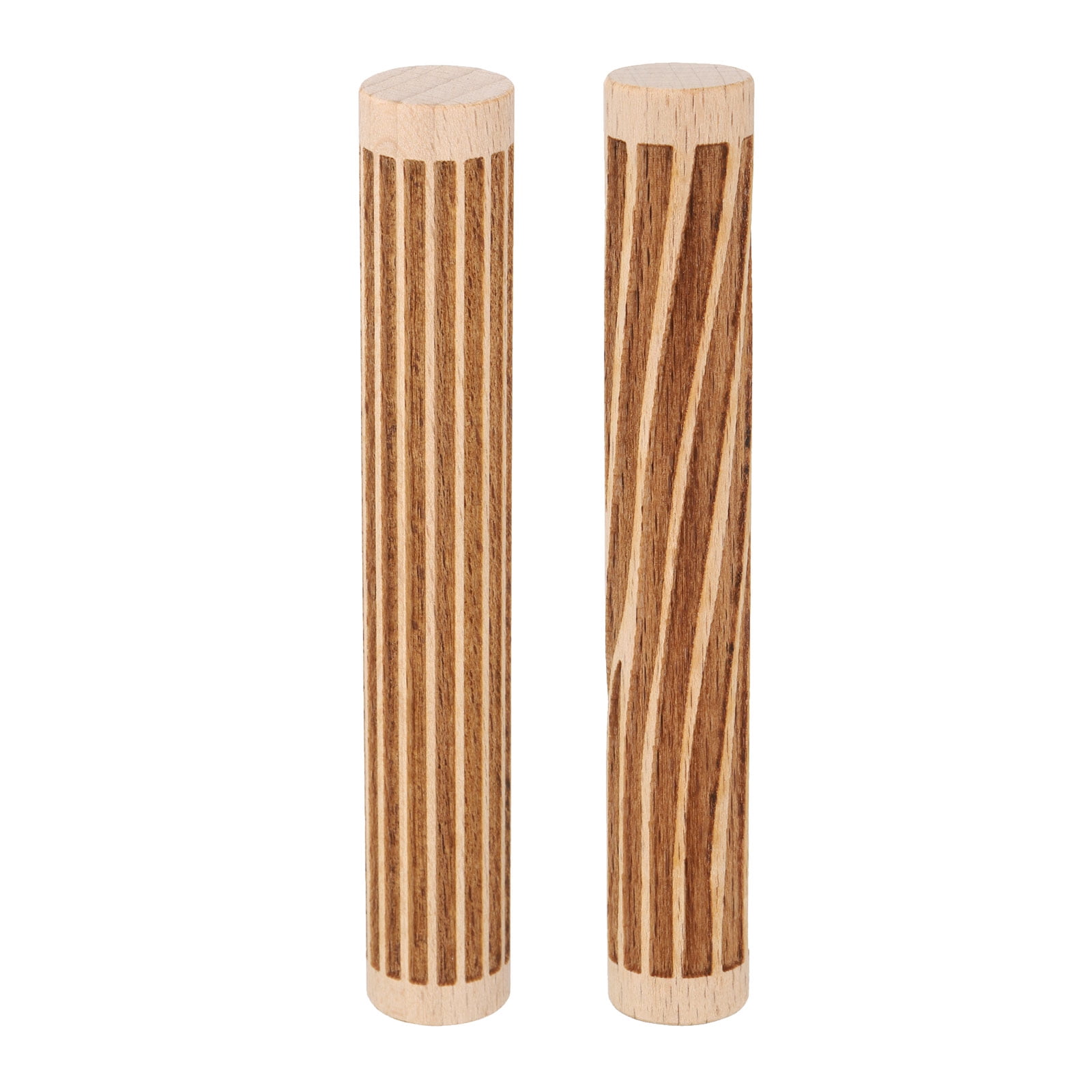 Uxcell 2pcs Wood Clay Roller 4" Wood Grain Straight Lines Pattern ...