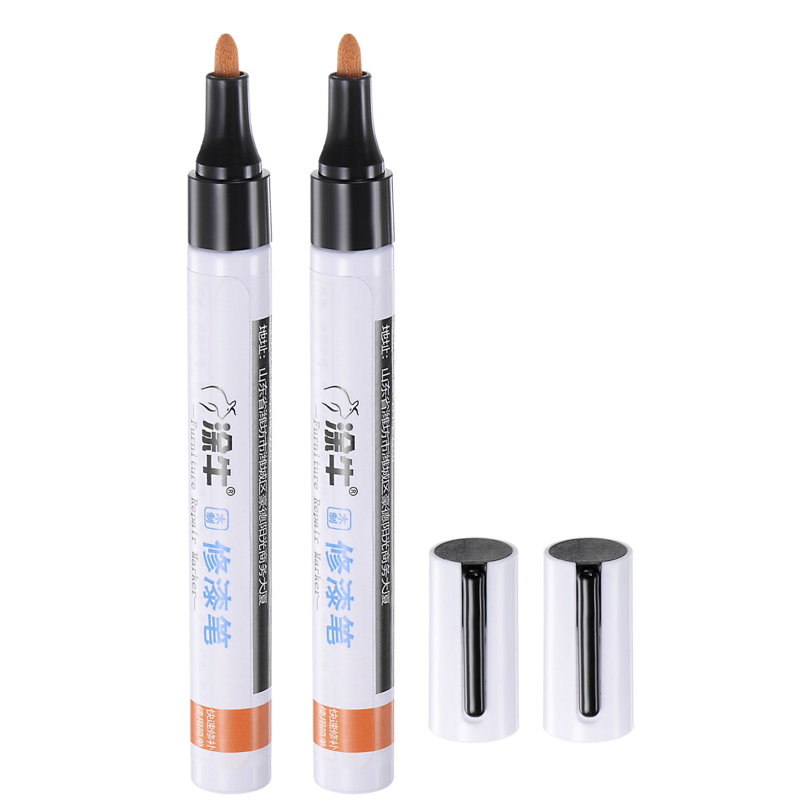 Uxcell 2pcs Wood Furniture Markers Touch Up for Scratches Floor ...