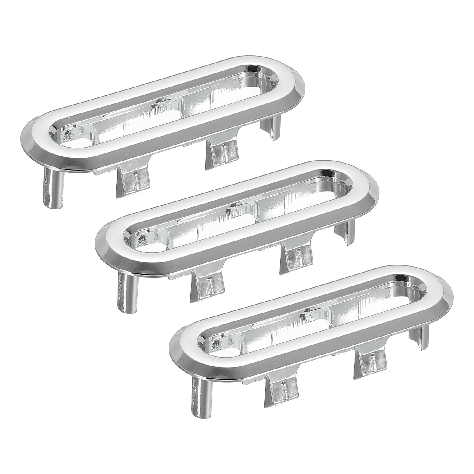 Uxcell 2x0.7 Inch Overflow Ring, Sink Oval Cover Oval Plastic Insert in ...