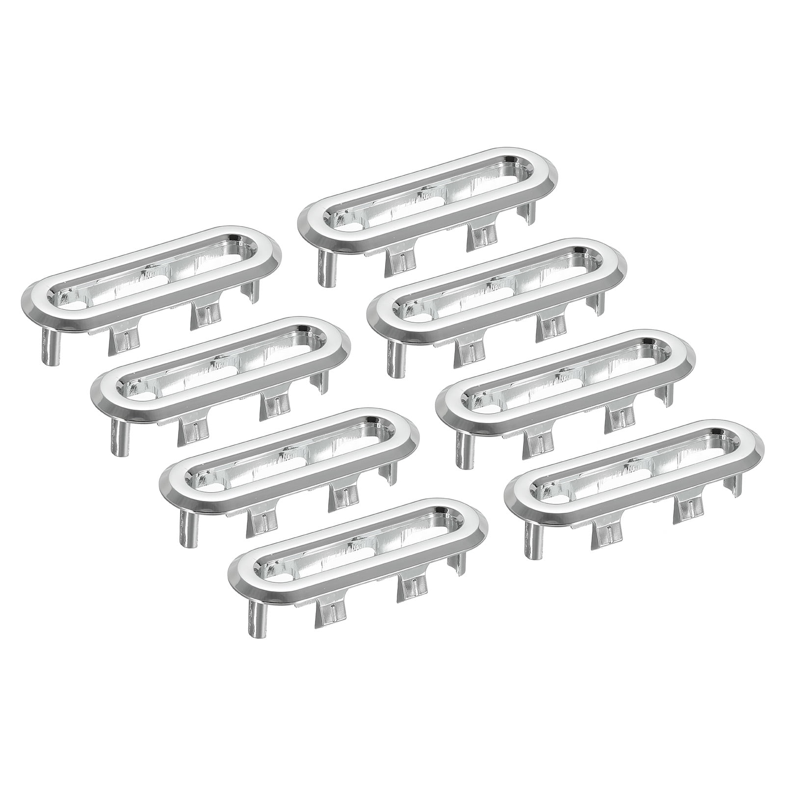 Uxcell 2x0.7 Inch Overflow Ring, Sink Oval Cover Oval Plastic Insert in ...