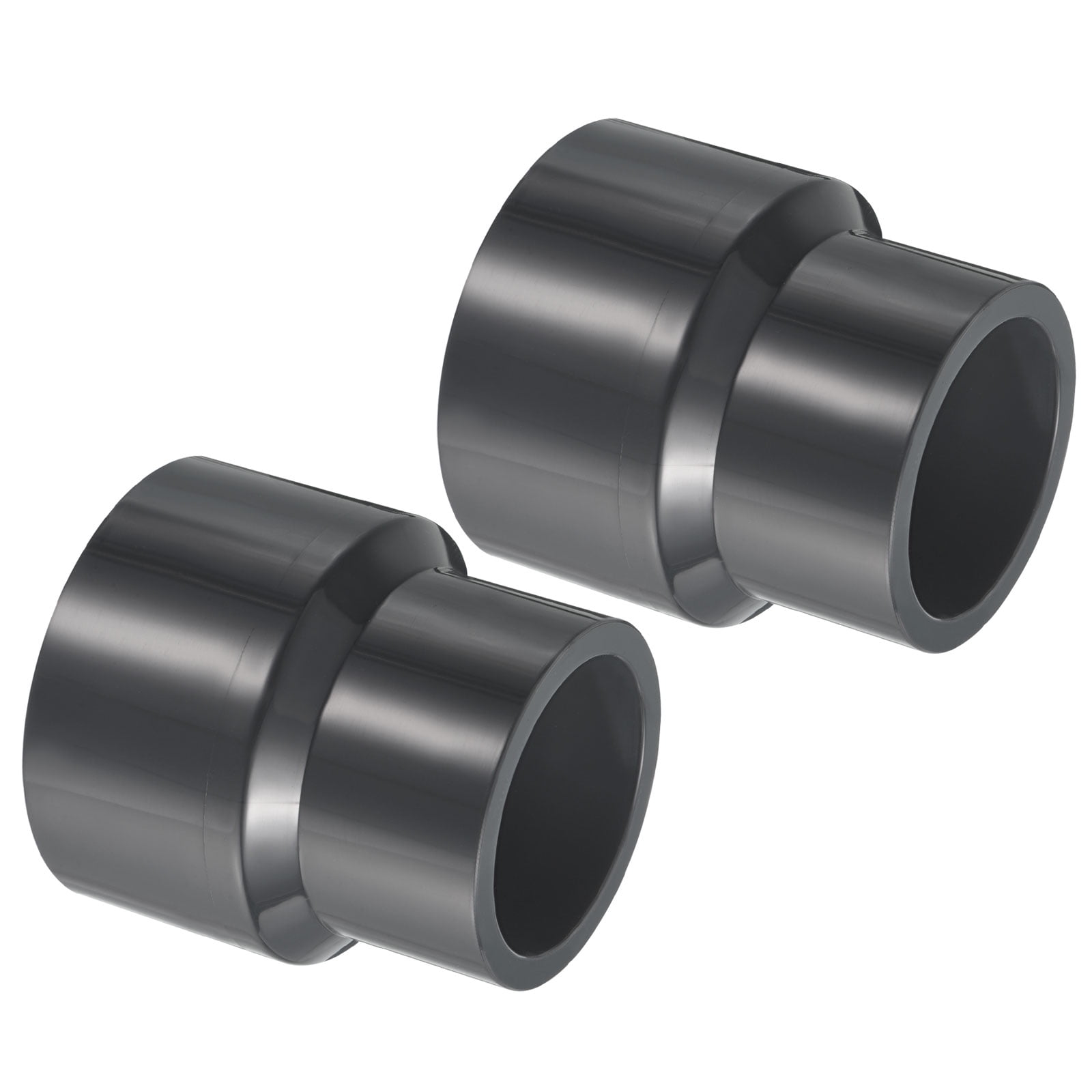 Uxcell 2x1.6" ID Reducer Pipe Fitting PVC Straight Socket Coupling ...